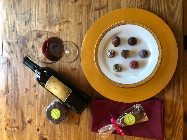 Natalies Chocolate Pairing | Photo at Natalie's Estate Winery Newberg